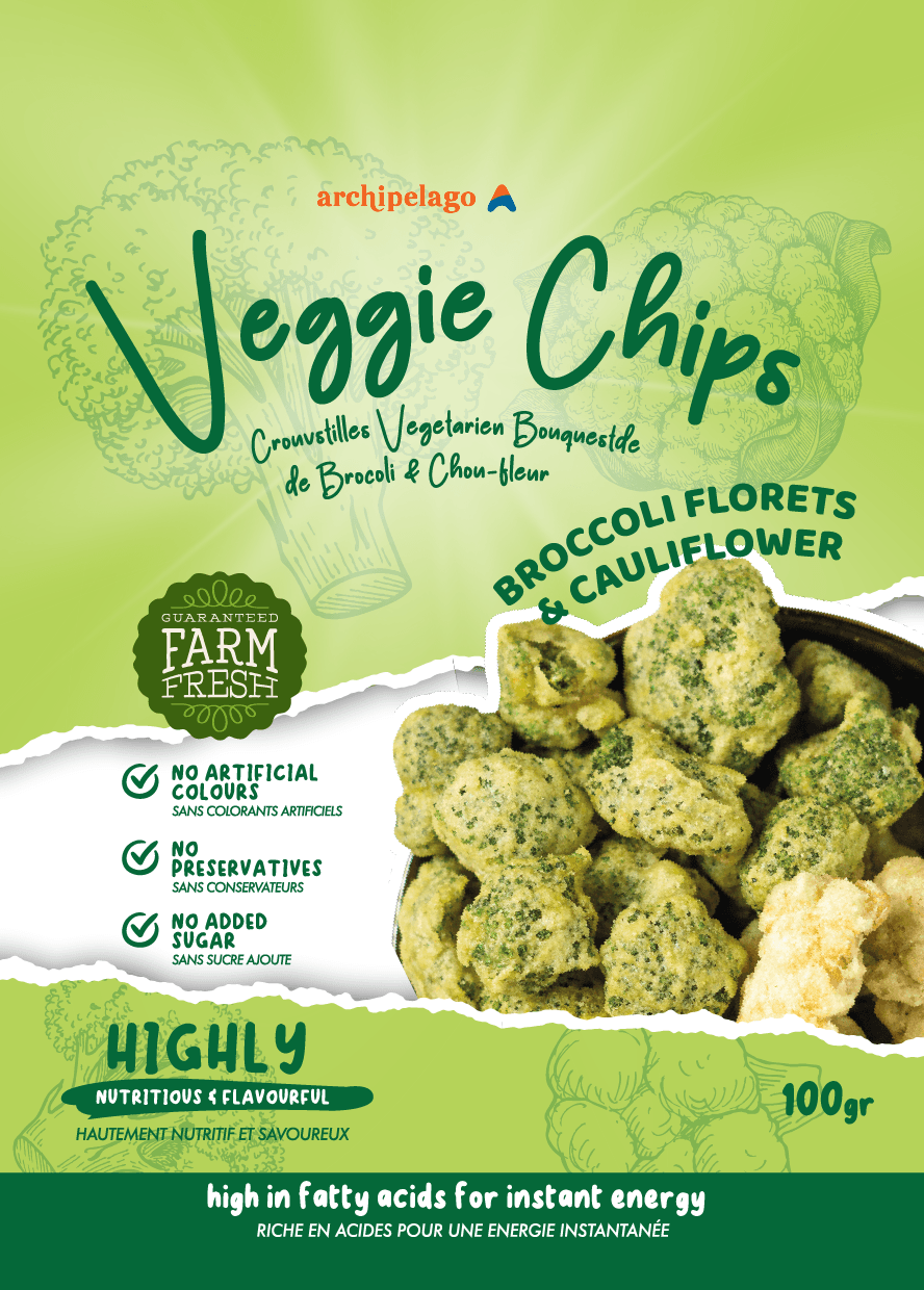 Broccoli and Cauliflower Chips – Archipelago Foods